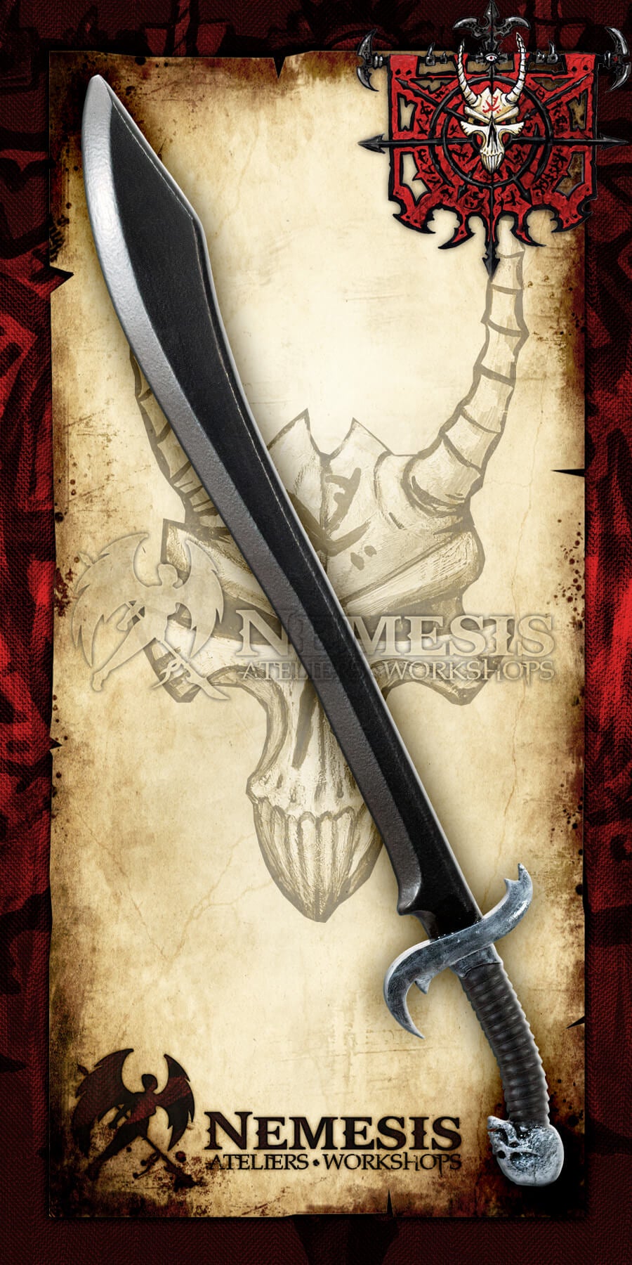 Damned Scimitar, Ateliers Nemesis | LARP Box