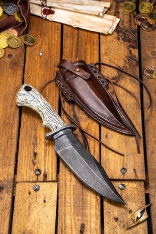 Ranger Knife (Coreless) with Scabbard - Brown, Epic Armoury | LARP Box